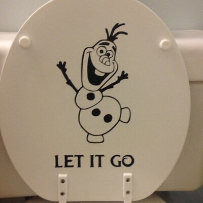 Olaf Toilet Decal - Etsy