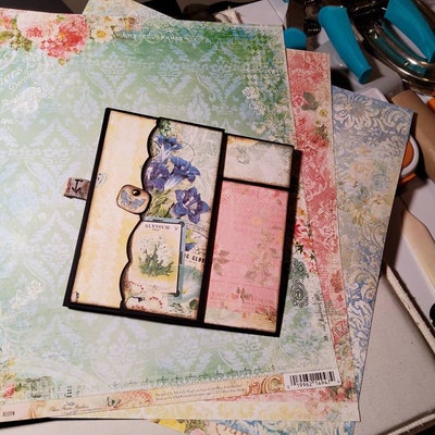 Graphic 45 an Eerie Tale Mini Album TUTORIAL - Etsy