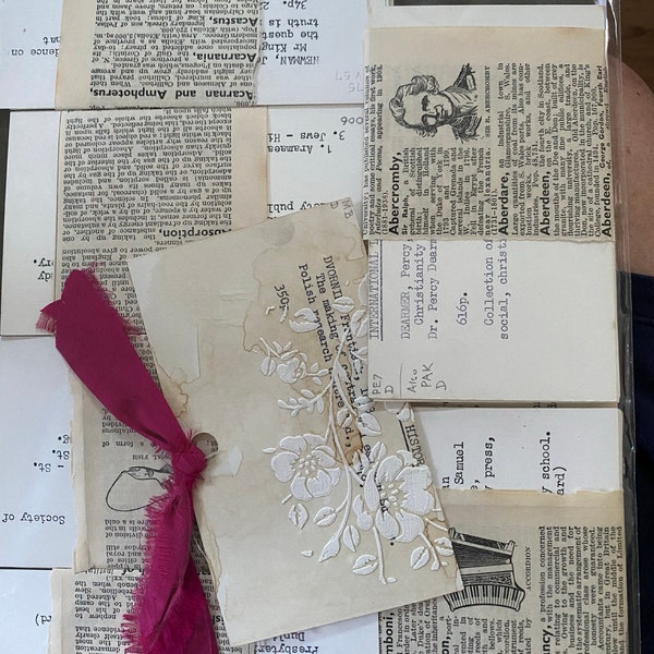 Genuine Vintage Library Catalogue Cards. - Etsy