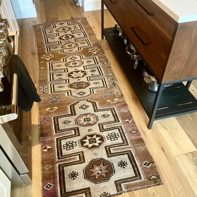 Small Boho Rug, Vintage Entry Mat, Bath Mat Rug, Turkish Rug, Kitchen ...