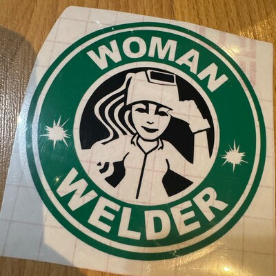 Decal Woman Welder Expect to Be Flashed Woman Female Welder - Etsy