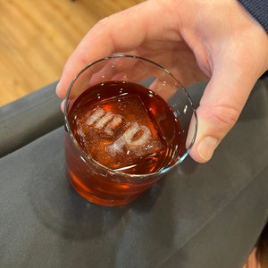 Custom Ice Mold Letter Ice Cubes Monogram Ice Mold - Etsy