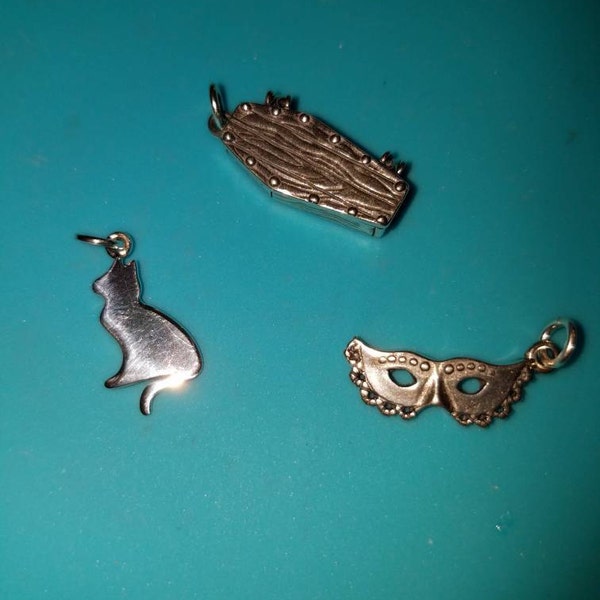 Coffin Charm, Casket Charm, Dead Charm, Death Charm, Funeral Charm ...