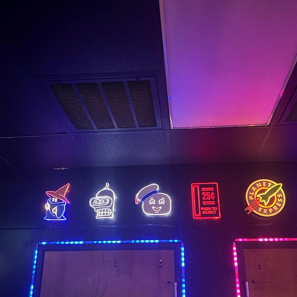 Bender Sign, Neon Like , LED, Bender Light Art , Bender Wall Decor ...