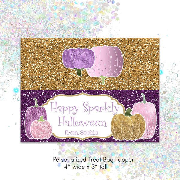 Glitter Pumpkin Clip Art - Sparkling Gold Pumpkins in PNG Format ...