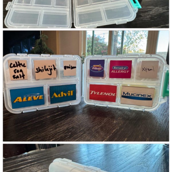 The Pocket Pharmacy Stickers for the Medimate 1 & 2 Pill Case Stickers ...