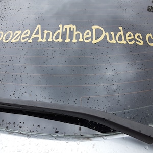 Custom Name Vinyl Decal Personalized Car Window Windshield Text Sticker ...