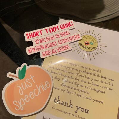 Good Vibrations Larynx Cute Sticker Speech Therapy SLP Speech Stickers ...