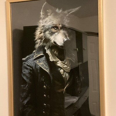 Cowboy Shaking Hands With Bigfoot Poster, Vintage Cryptid Wall Art ...