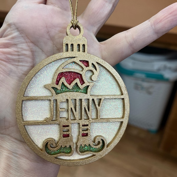 Personalized DIY Christmas Tree Ornament Kids Craft - Etsy