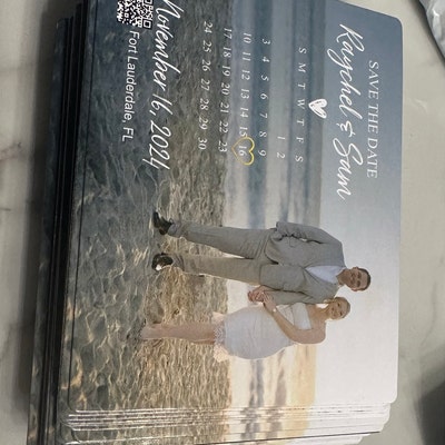 Save the Date Photo Booth Strip/polaroid Photo Magnet/custom Photo ...