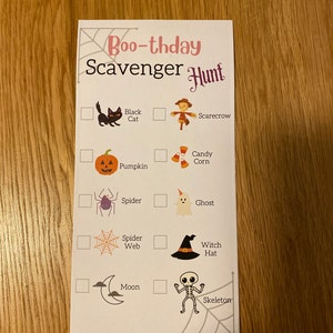 Halloween Scavenger Hunt | Toddler Friendly | Instant Download - Etsy