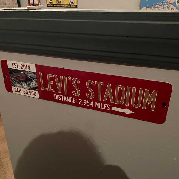 Levi's Stadium | San Francisco 49'ers | Custom Street Sign ...