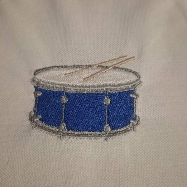 Snare Drum - Machine Embroidery Design, Side Drum Embroidery Pattern ...