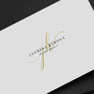 Handwritten Initials, Premade Logo Design, Script Initials Logo ...