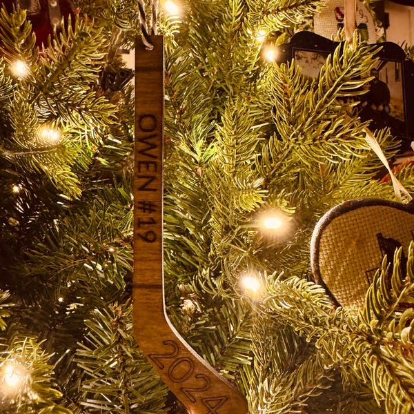 Blank Hockey Stick Ornaments for DIY Stained or Unstained - Etsy