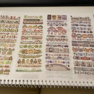 Rubber Planner Stamps Set Habit Tracker Stampsbook Stamps - Etsy