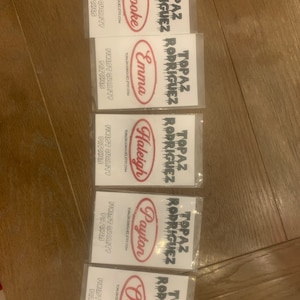 Custom Vintage Style Name Tag-choice of Color | Etsy