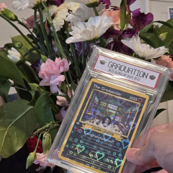 Pokemon Custom Card, Pokemon Graduation Card, Pokemon Holographic Card ...