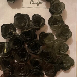 Poppy Die Cut Silhouette X10 Embellishments, Toppers, Card Making ...