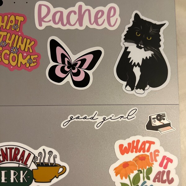 Custom Name Sticker, 7 Total Fonts | Personalize Stickers for Journals ...