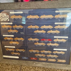 DCL Cruise Door Magnets We've Sailed on These Ships Magnet Pack ...