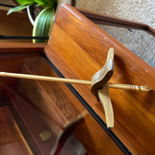 Handmade Support Spindles and Drop Spindles. Hand Dyed Corriedale Wool ...