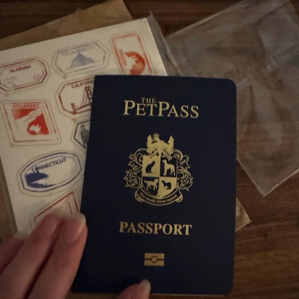 The Pet Pass Memory Booklet - Etsy