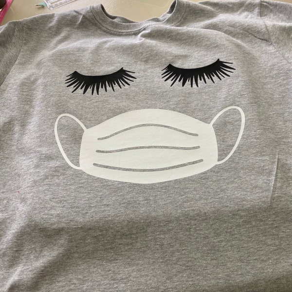 Face Mask in Fashion Face SVG, Awareness SVG Cut File Vinyl Decal for ...