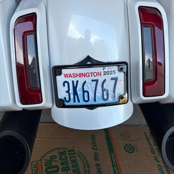 Custom License Plate Bracket for 2024 Touring 2023 CVO Road Glide ...
