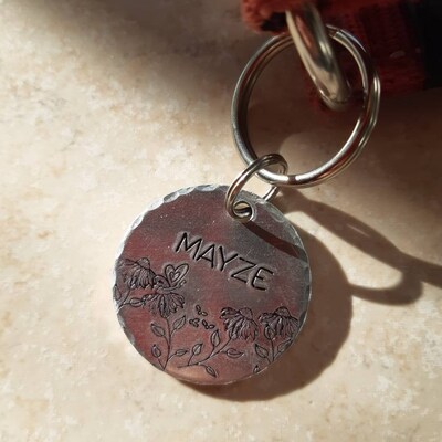 Copper Bar Keychain, GPS Copper Keyring Keychain, Longitude Latitude ...