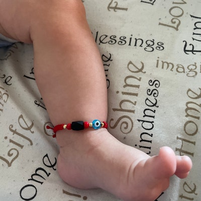 Evil Eye Baby Bracelet, Red String Baby Bracelet, Baby Protection ...
