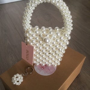 Watermelon Bead Bag, Pearl Bag, Bead Bag Vintage, Woman Bag, Beads ...