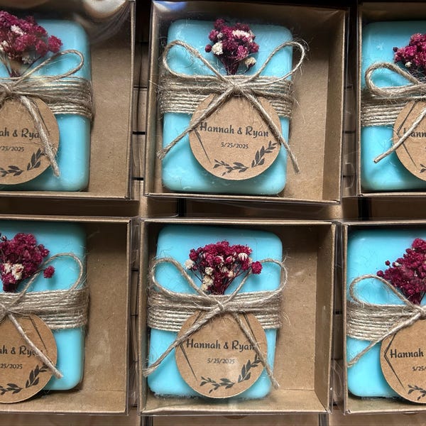 Natural Ocean Soap Bars With Personalized Labels | Ocean Themed Party ...