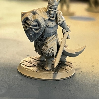Undead Warrior King Dnd Miniature Wight Gast Miniatures for Tabletop ...
