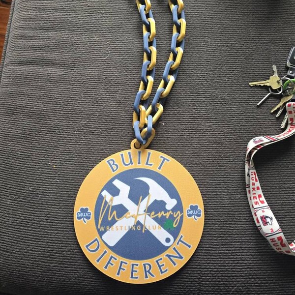 Custom Fan Chain Giant Logo Necklace Sports Homerun Turnover Jumbo ...