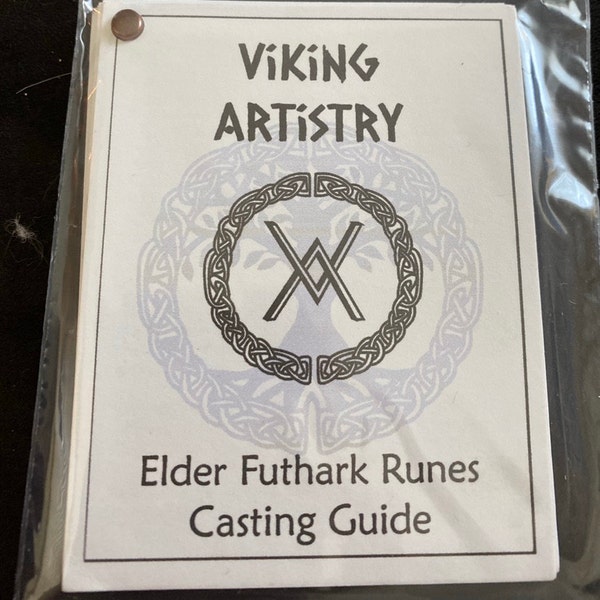 Rune Stone Casting Guide, Elder Futhark Pocket Casting Guide, Rune Book ...