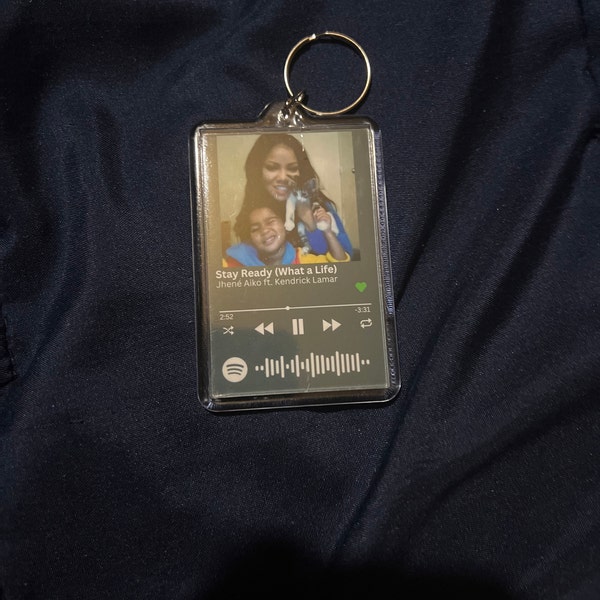 Custom Song Keychain, Spot on Keychain, Scannable, Keychain With Your ... Custom Song Keychain, Spot on Keychain, Scannable, Keychain With Your ...