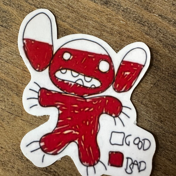 Evil Cartoon Character Waterproof Sticker/sticker for Laptop/water ...