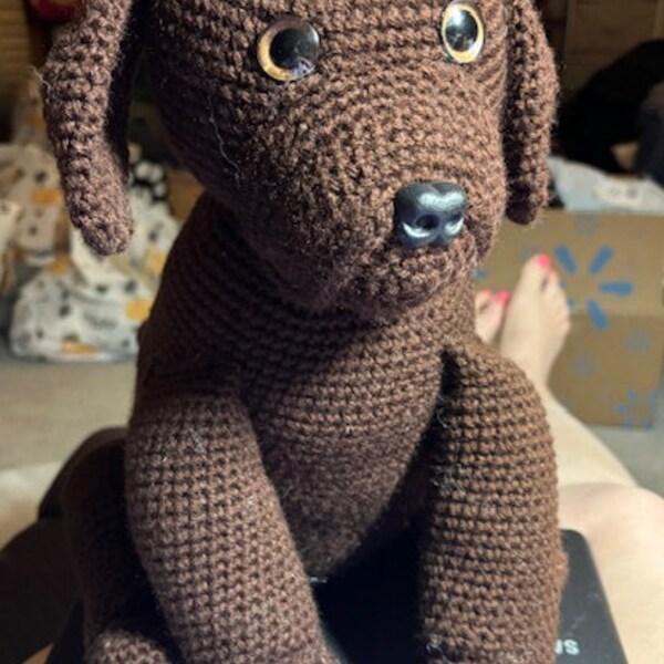 CHOCOLATE LAB PDF Crochet Pattern (english Only) - Etsy