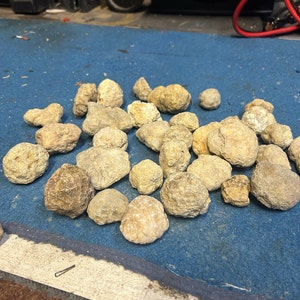 100 Count Whole Unopened Uncut Mini Geodes Jewelry Size Lapidary ...