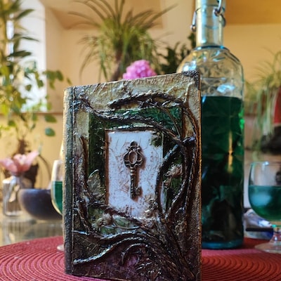 Gothic Diary Grimoire Custom Sketchbookbook of Shadows Spell Book ...