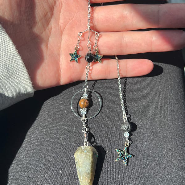 Customize Your Pendulum, Crystal Pendulum, Healing Dowsing Crystal ...