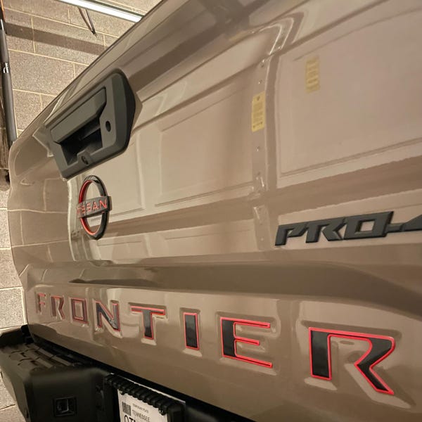 For NISSAN FRONTIER 2022 2023 2024 2025 Raised Tailgate Decals Stickers ...