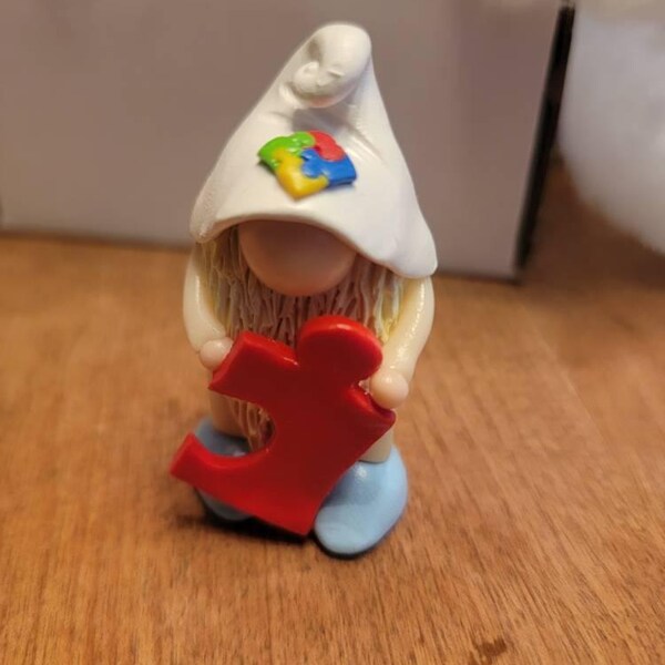 Mini Surfer Clay Gnome/ Indoor Planter Gnome Accessory/ Pink Surf Board ...