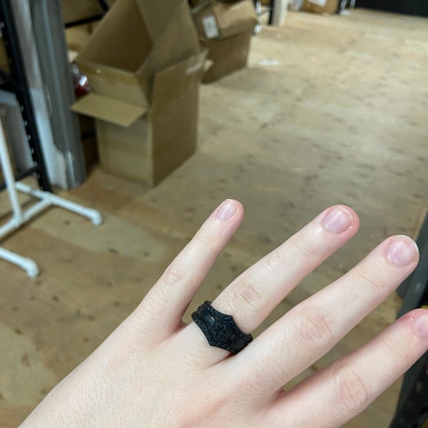 Designed Silicone Wedding Ring for Women. Set of Thin and Stackable ...