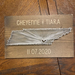 Connecticut String Art Connecticut Wood Sign Connecticut - Etsy