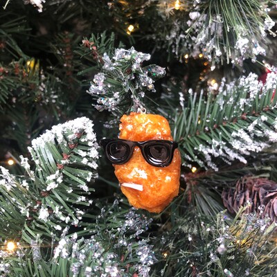 Thug Nug Ornament Real Preserved Chicken Nugget - Etsy