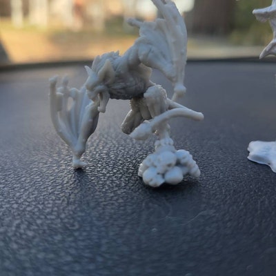 Cursed Bats 28mm, 32mm Scale Vampire Animal Monster Miniature Dungeons ...