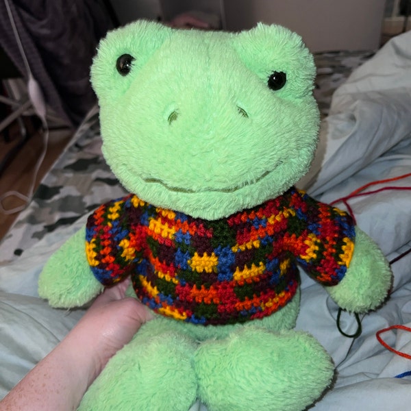 DIGITAL PDF PATTERN Crochet Build a Bear Pullover Sweater - Etsy